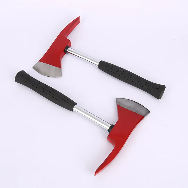 Fire Axe - High Carbon Steel Fireman Axe with Rubber Handle