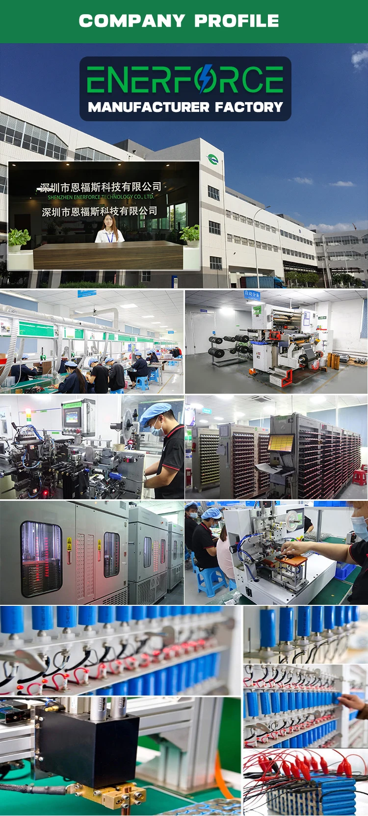 Customized Capacity Lithium Ion Battery Packs by Enerforce