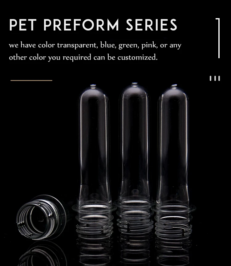 Pet Preforms Bottles 20mm 24mm 28mm 32mm 45mm Caliber Cosmetic Plastic ...