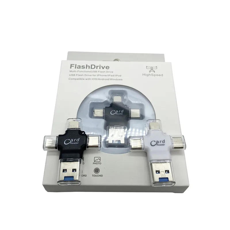 Oem Logo 4 In 1 Usb 3.0 Flash Drive Hd Micro Tf Memory Card Reader ...