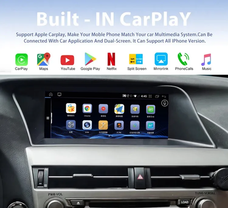 Lexus Is 8 Core 10.25 Inch Android 13 Car Stereo Gps Multimedia Player Oem