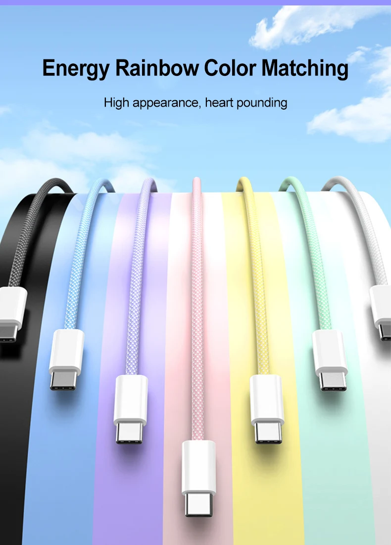 Topsky 6A Type-C USB Cable - Fast Charging for Mobiles