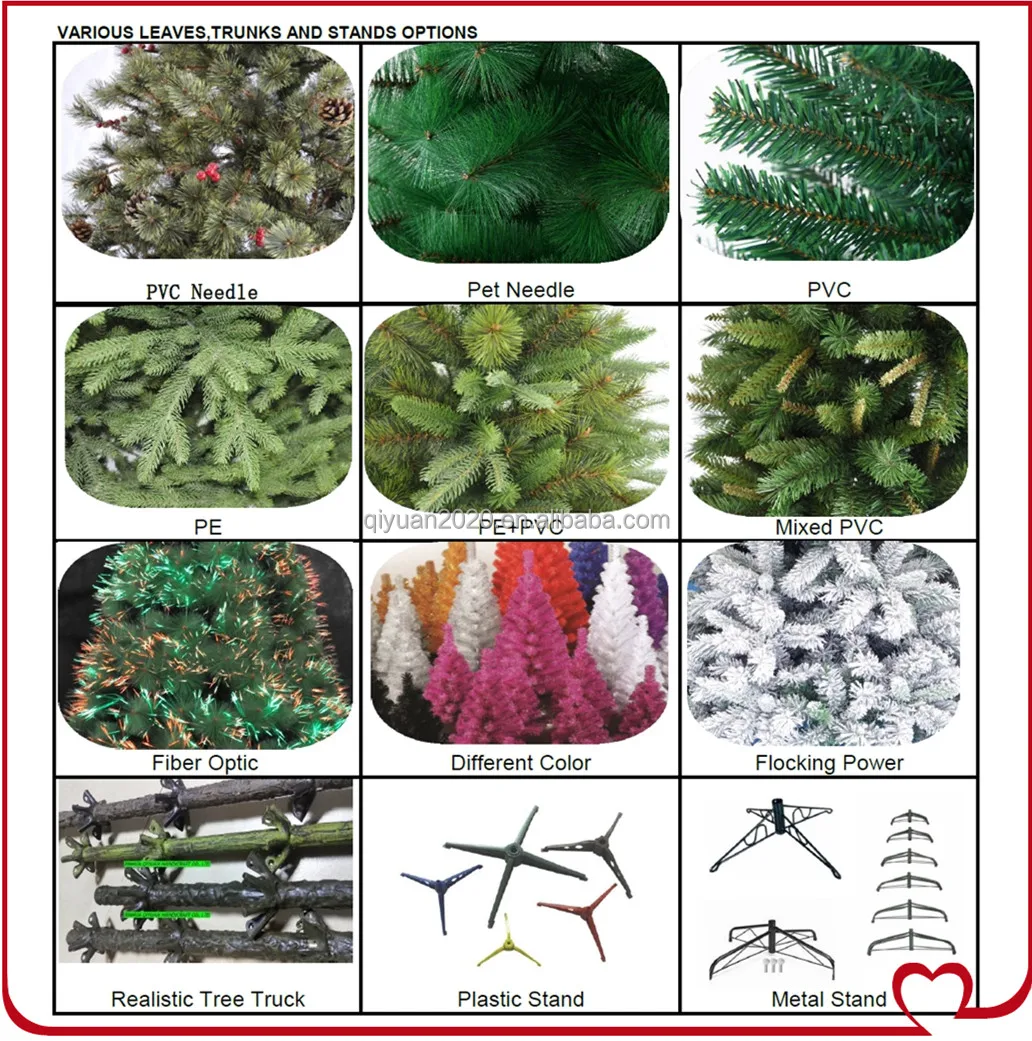 Factory Directly Prelit Fiber Optic Christmas Tree 5ft With Multi Color ...