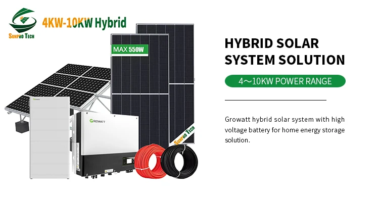 Home Solar System 5kw 5000watt 5000w Hybrid Solar System 3kw 4kw 5kw ...