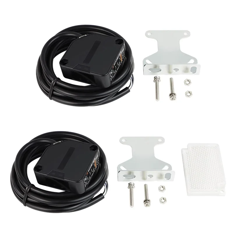 BXUAN BEN3M-PFR Sensing Range 3M 24V NPN PNP Relay Polarized reflective ...