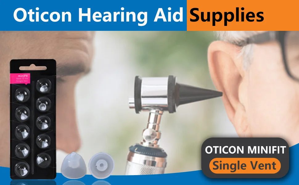 Oticon Hearing Aid Minifit Power Domes 6/8/10mm Pack Of 10 Closed Open ...