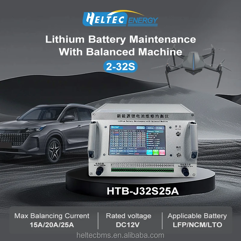 Lithium Battery Balancing Machine 32S 25A - Repair & Equalize