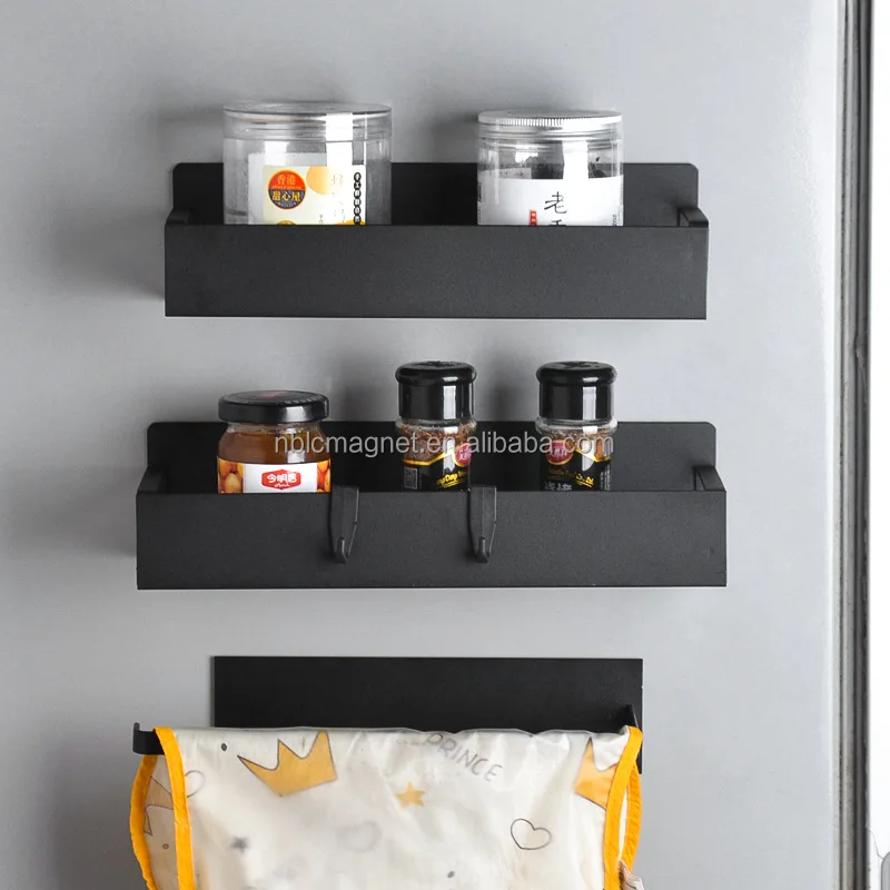 Magnetic Spice Rack Wall-Mounted & Refrigerator Side Storage with ...