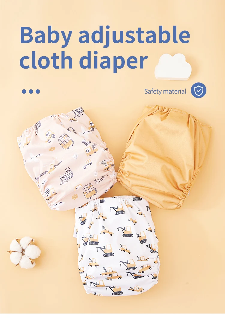 Coola Peach Reusable Pocket Cloth Diaper Waterproof Customized Recycled ...