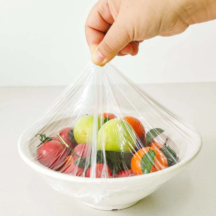 Household Elastic Food Storage Covers - Disposable PE Plastic