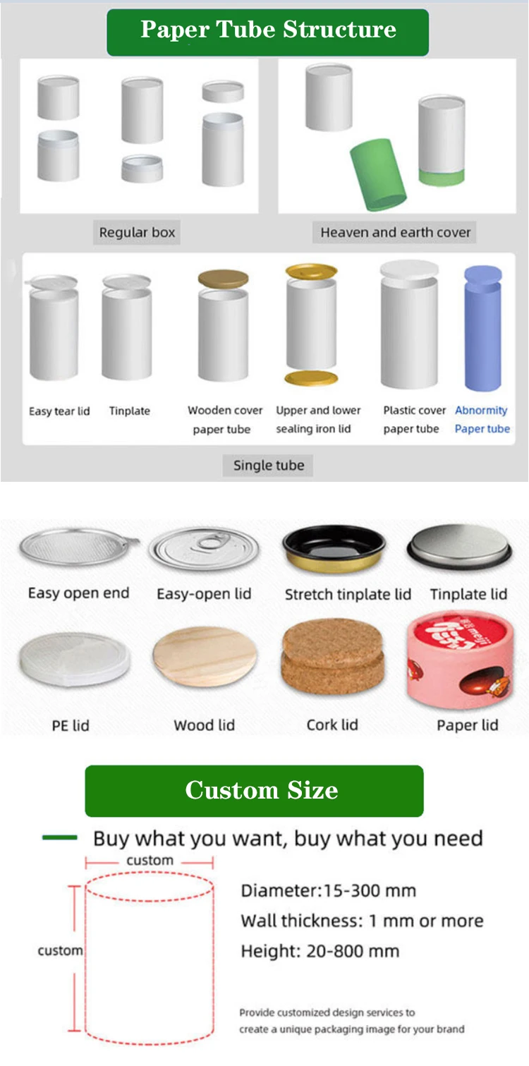 OEM Round Circle Gift Packaging Box Cardboard Cylinder Small Box ...