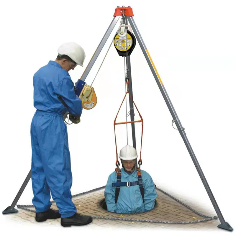 Confined Space Tripod Kit with Winch - Fall Protection