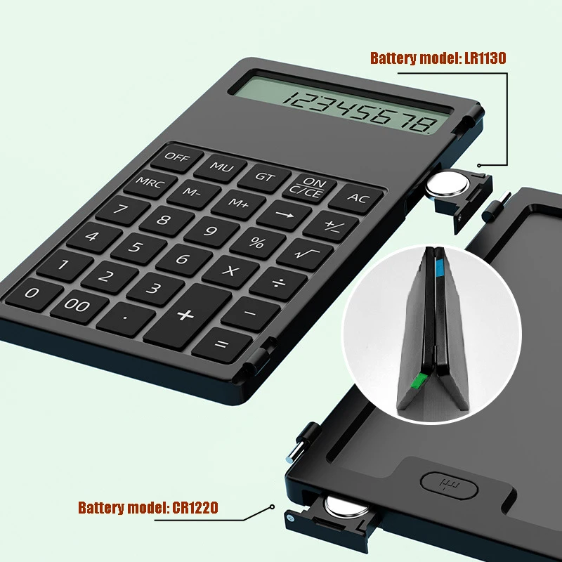 5in 12 Bit Daily Office Basic Standard Digital Desktop Calculators with ...