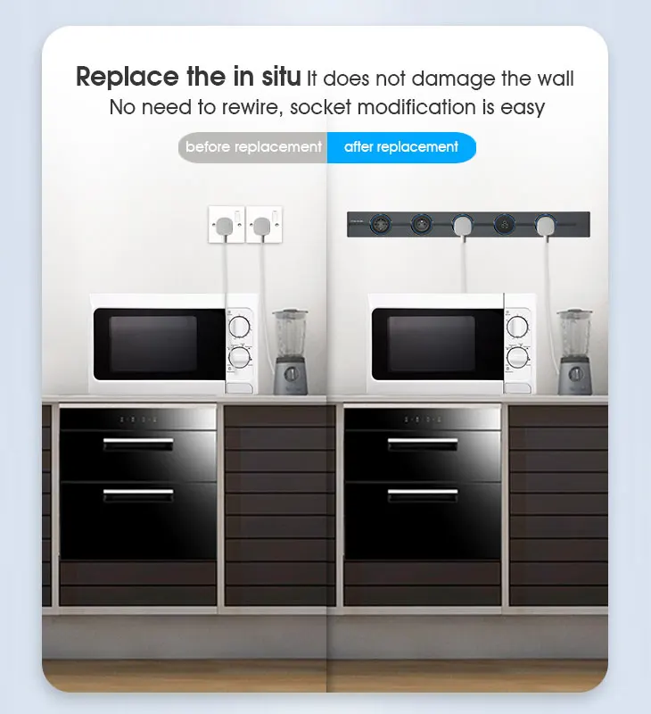 Wosom Length Customizable Npt-s400 Surface Mounting 400mm Track Socket ...