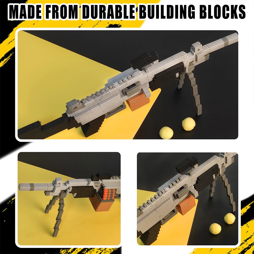 2440 Pcs Children M249 Squad Automatic Weapon Kids Toy Bb Funhouse ...
