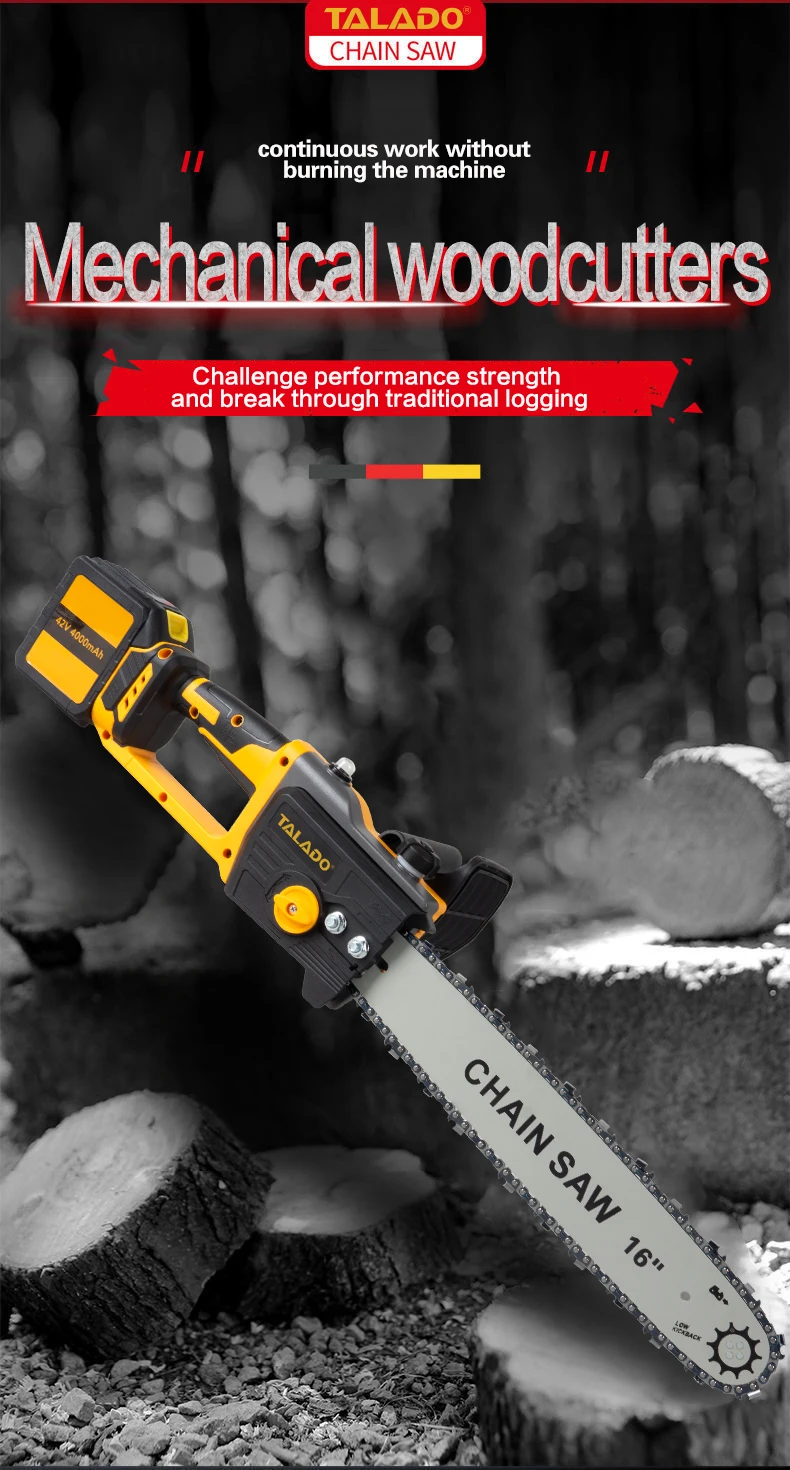 China Factory Wood Cutting Tool Chain Saw Machines Chain Saws Battery ...