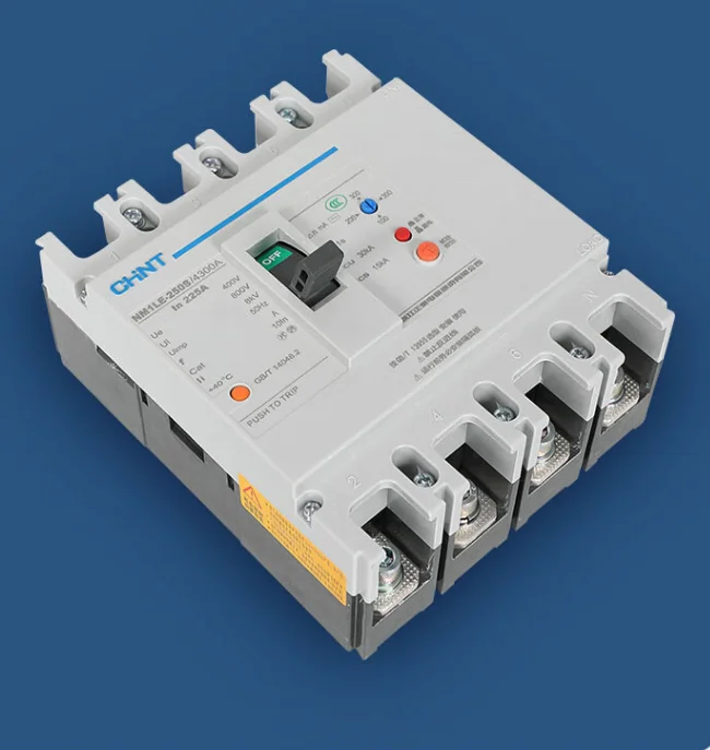 Chint MCCB Plastic-Case Leakage Protection Circuit Breakers NM1LE Elcb ...