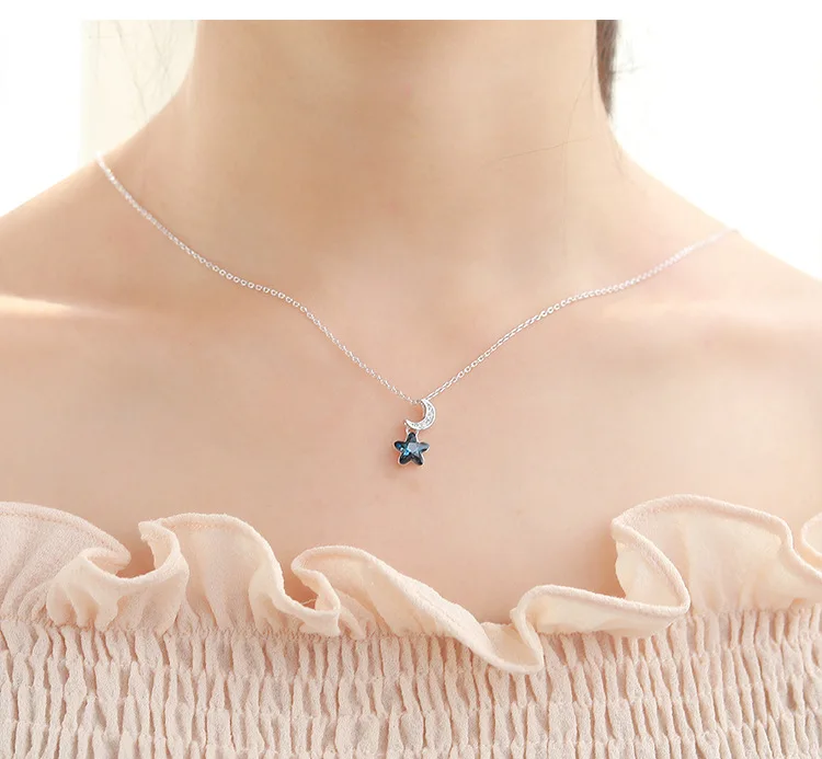 High Quality Cadena De Plata 925 Sterling Silver Chains Jewelry Moon ...