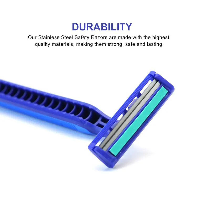 Manual Disposable Razors With Twin Layers Of Blades Shaving Razor ...