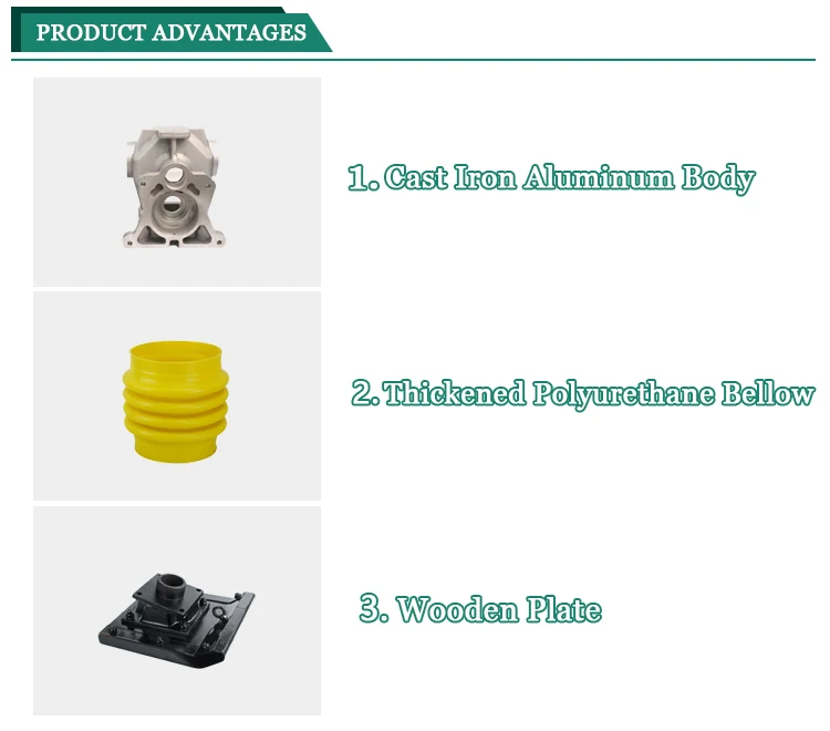 Handheld Vibratory Plate Compactor Gasoline/diesel/electric Vibratory ...