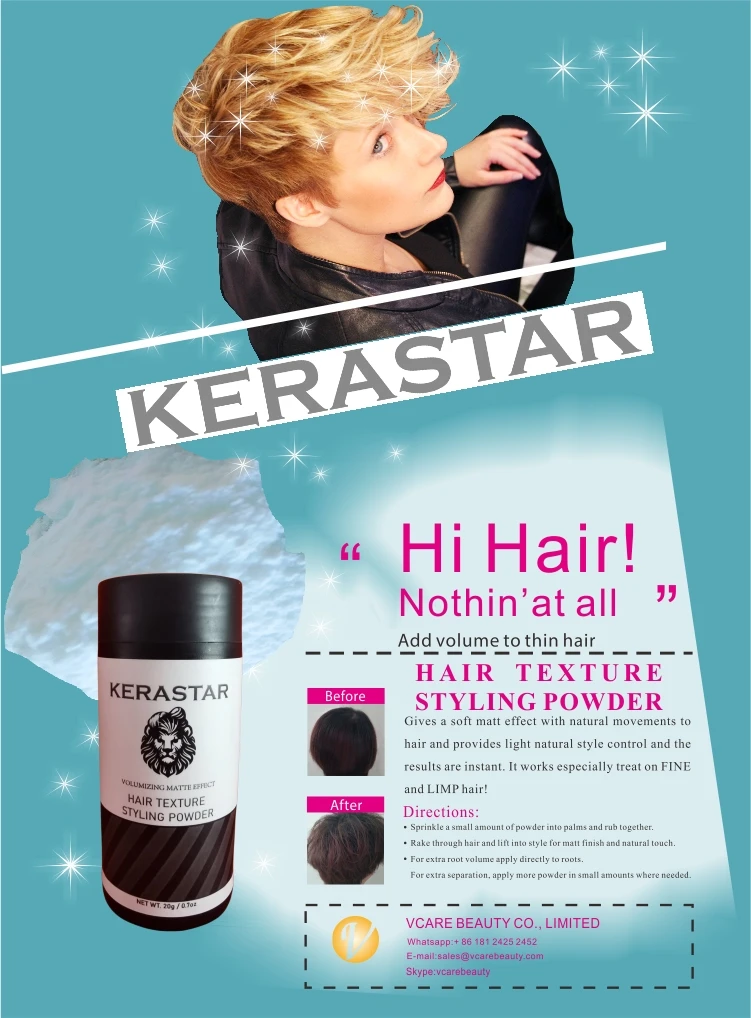 Hair Fiber Fluffy Powder - Volumizing & Styling Solution
