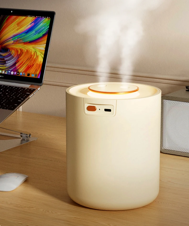 Usb-powered Humidifiers With Led,1500ml Double Spray Air Humidifier ...