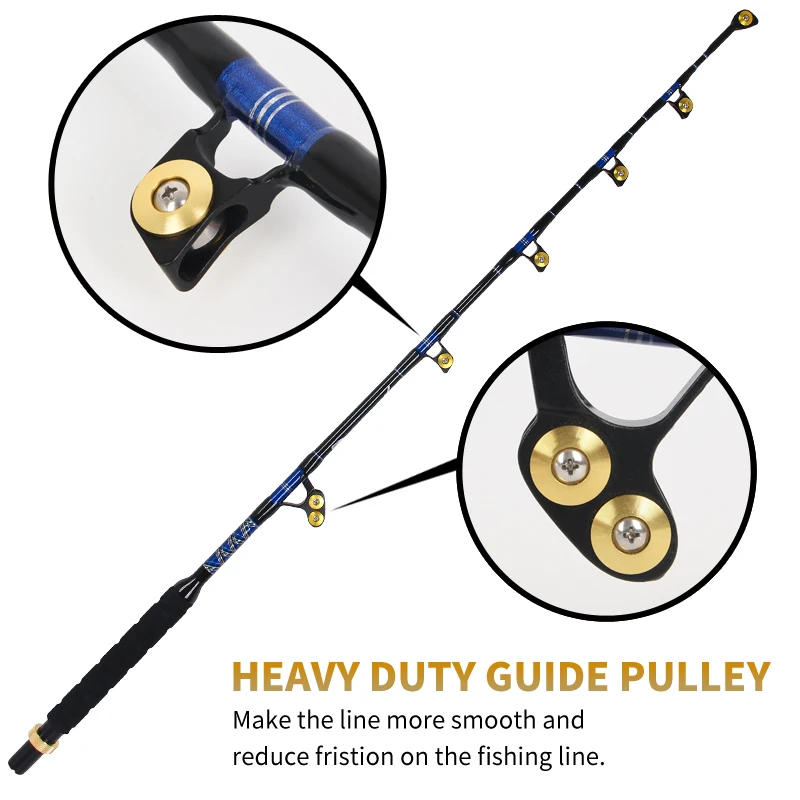 Alibaba.com: OEM 130lbs 200lbs Alu Bent Straight Butt Trolling Rod ...