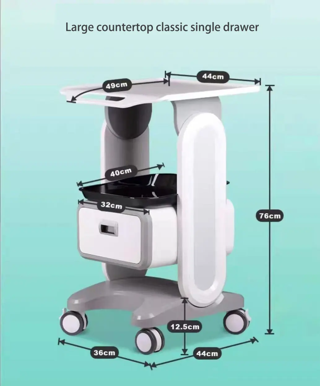 High Quality ABS Mobile Dental Unit Trolley Carts for Clinics