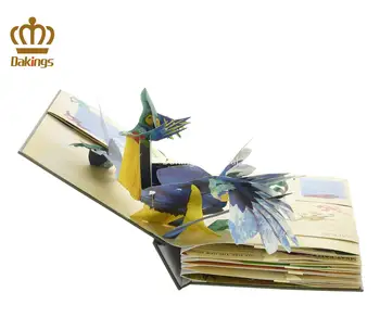 Print Children 3d Activity Book Children Book Printing Dinosaur Book ...