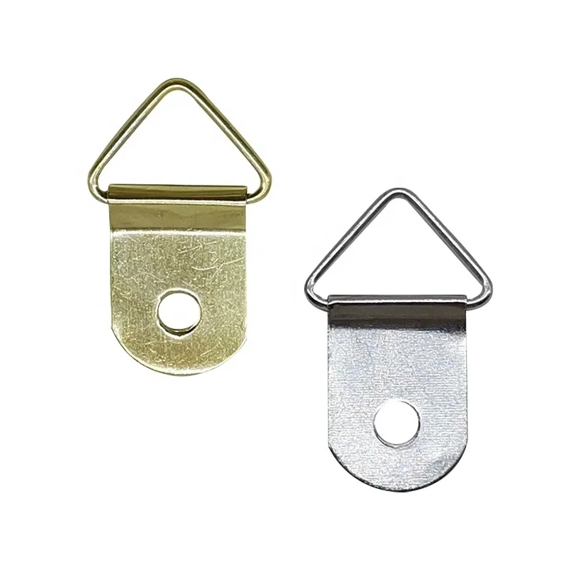 Gold/silver triangle hook cross-stitch photo frame hardware accessories ...