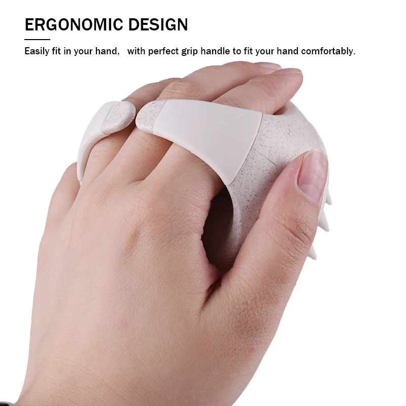 Biodegradable Silicone Hair Scalp Massager Scrubber