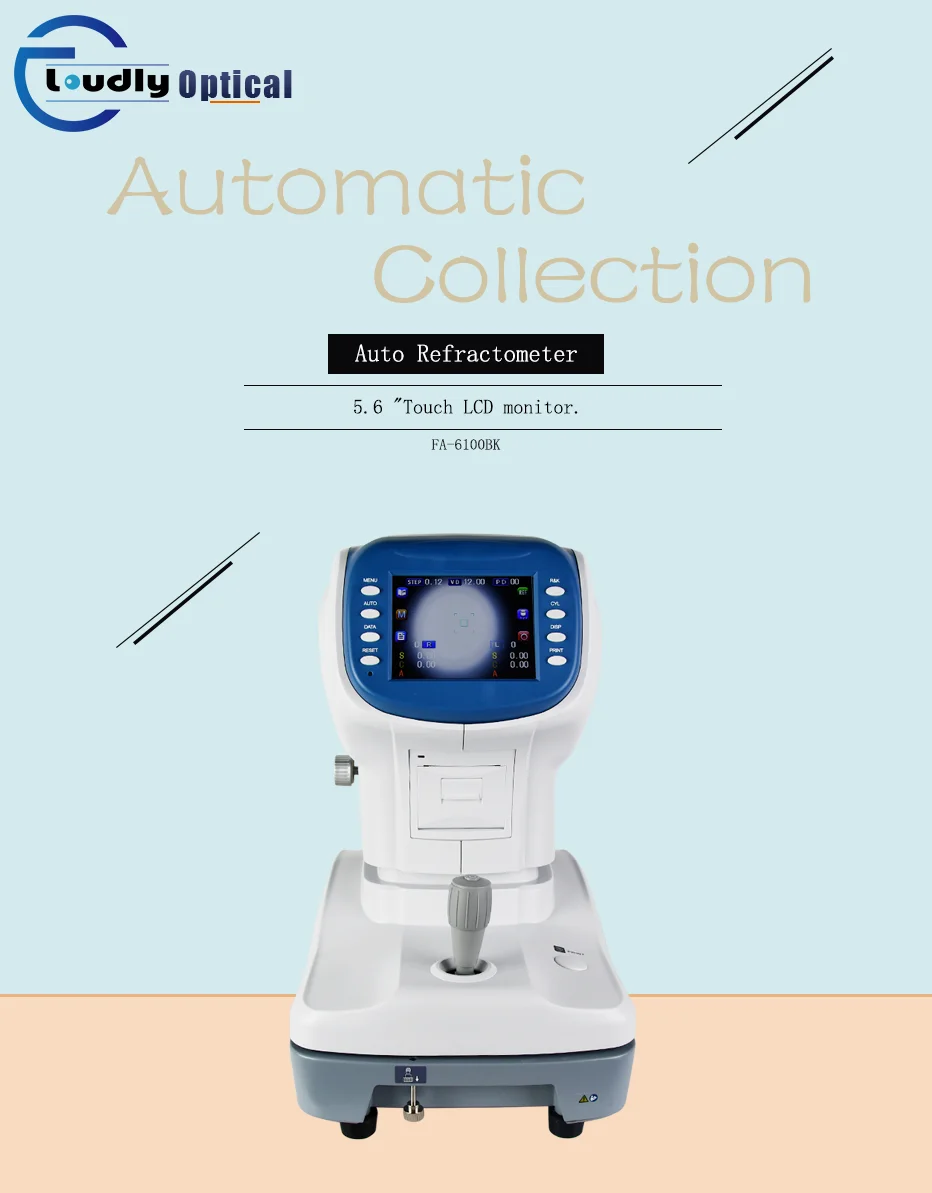 Auto Ref-Keratometer Ophthalmic Refractometers FA-6100BK