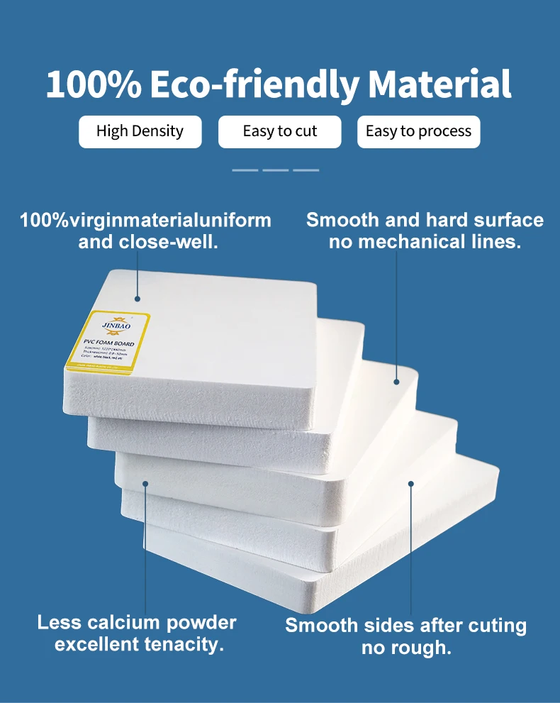 JINBAO 4x6 Rigid Forex/celuka/sintra Core Hot Sale 0.5 Density Pvc ...