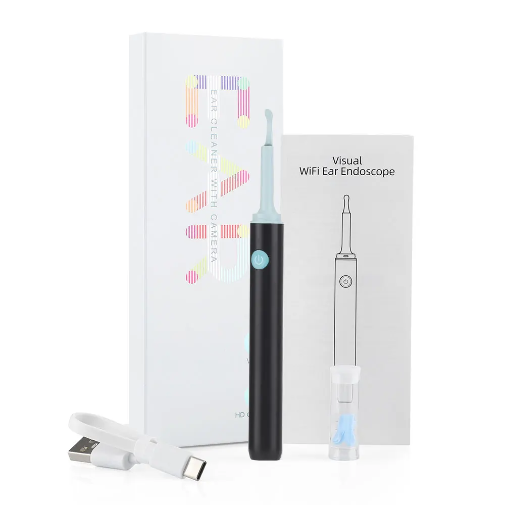Mini Visual Ear Spoon Cleaner Wifi Hd Endoscope Electric Ear Wax ...