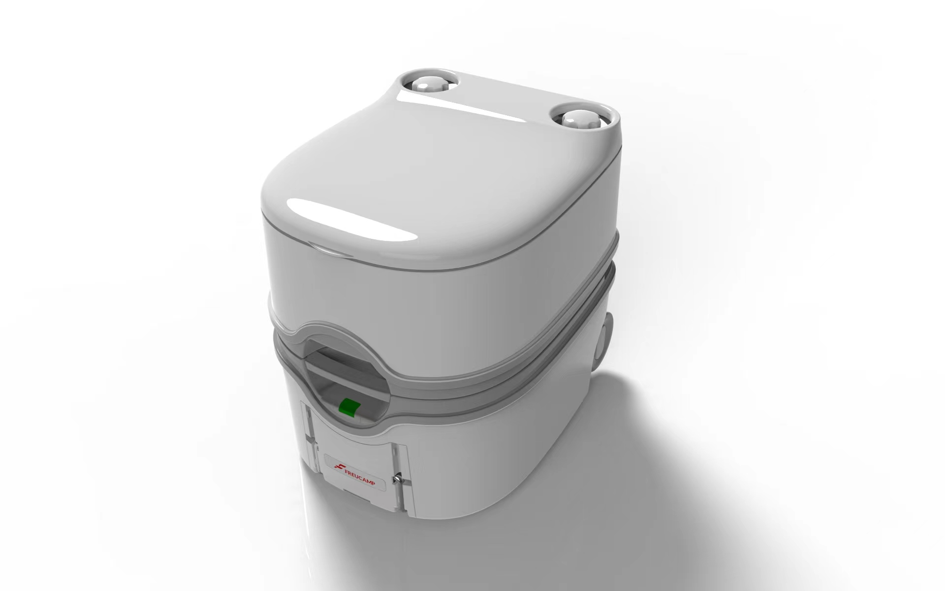 FREUCAMP-SANJO 휴대용 화장실 플라스틱 3J-W5002-L 플러시 물 탱크 폐기물 보관 탱크 RV 캐러밴 트레일러 ...