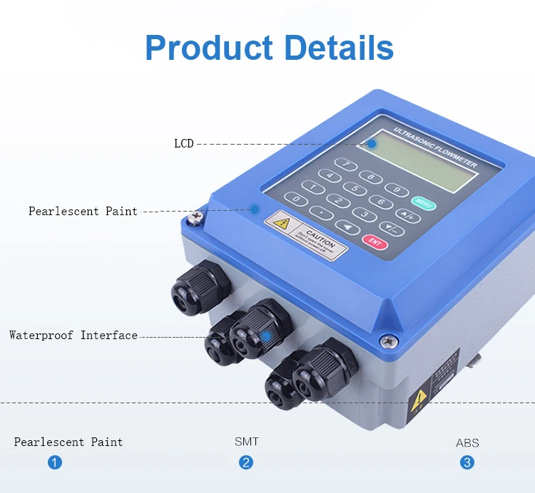 Dn3-dn3000 Electromagnetic Flowmeter Rs485 Sea Water Flow Meter Sewage ...