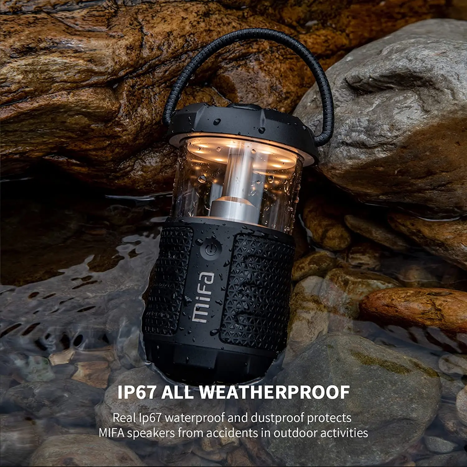 Mifa Wild Camping Speaker: Waterproof 360 Sound & Lantern, Portable ...