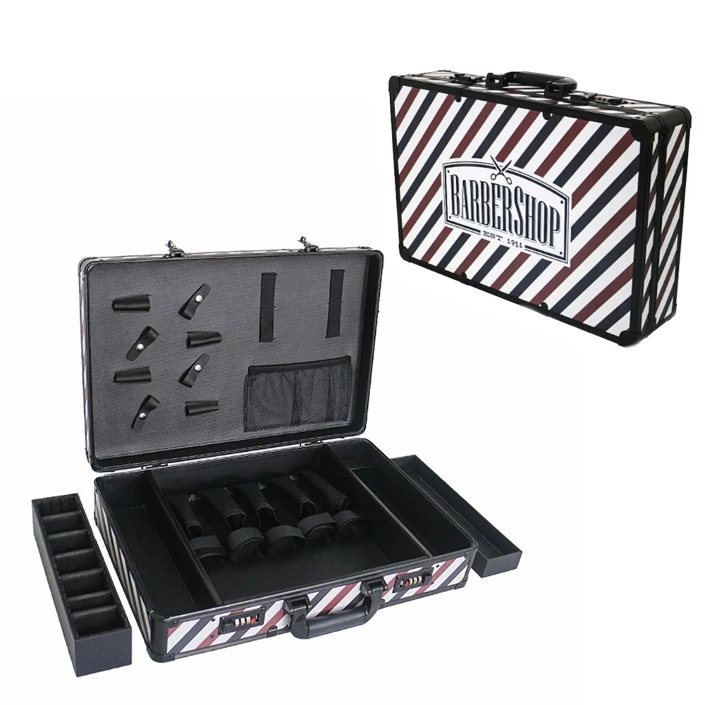Wholesale Barber Supplies Large Capacity Aluminum Barber Tool Storage ...