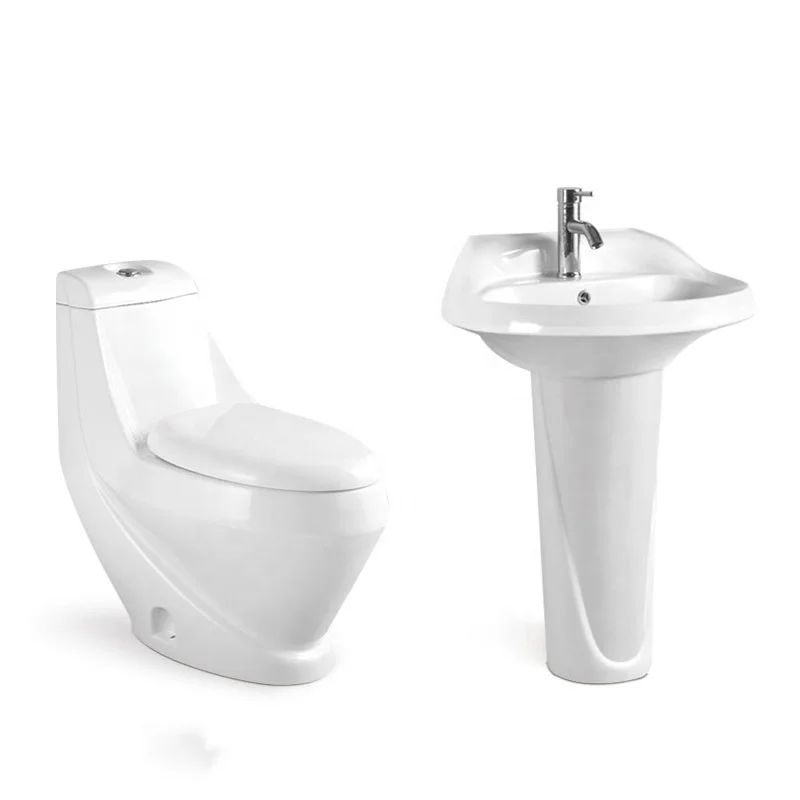 Wholesale Washroom Water Save Sanitary Ware - Toilet & Basin Set