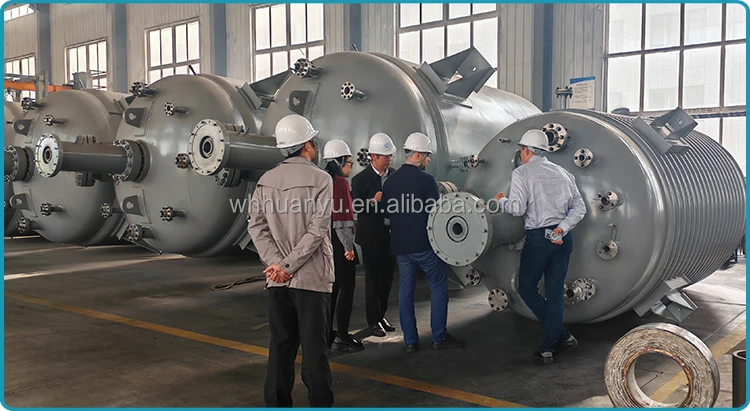 5000L Stainless Steel Limpet Coil Jacket Steam Heating Pressure Polymer ...