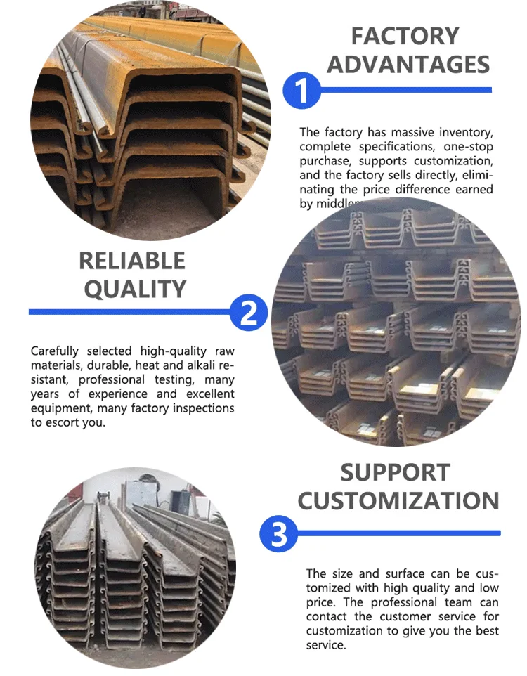 Sheet Pile 600x280 Steel Sheet Pile Pu22 U Shape Steel Sheet Pile ...