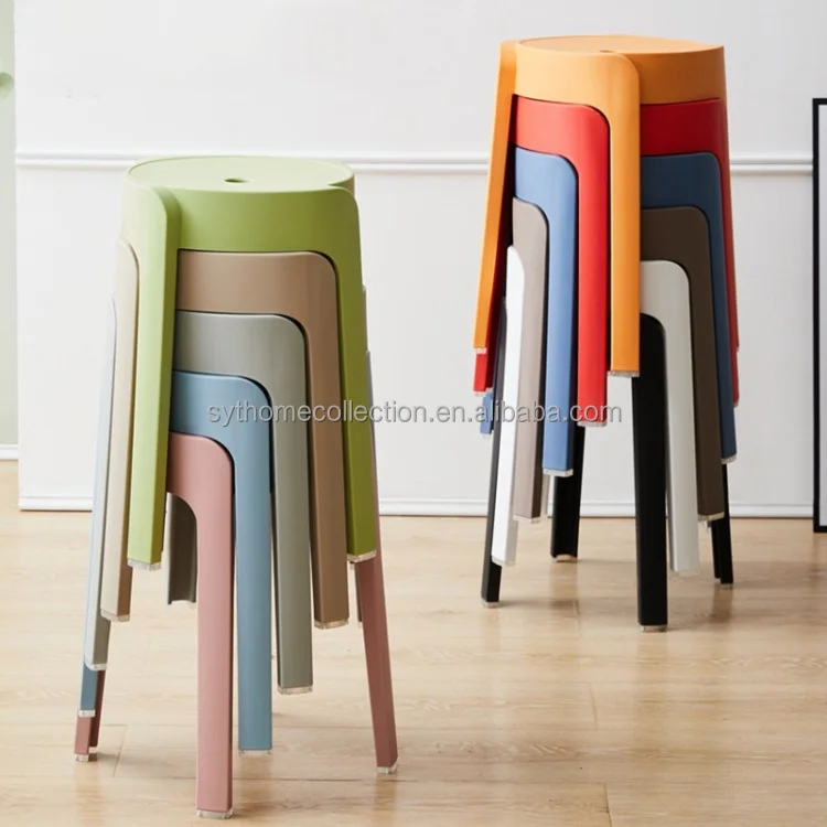 Wholesale Portable Plastic Stools and Chairs for Home Office Catering ...