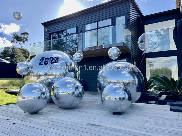 Hot Hanging Inflatable Mirror Ball Mirror Balloon Giant Mirror Sphere ...