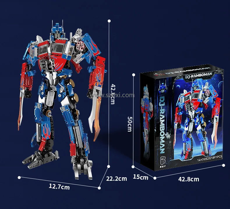 K Box 10525 Cool Transforming Mecha Assembly Model Boys' Mecha Warrior ...