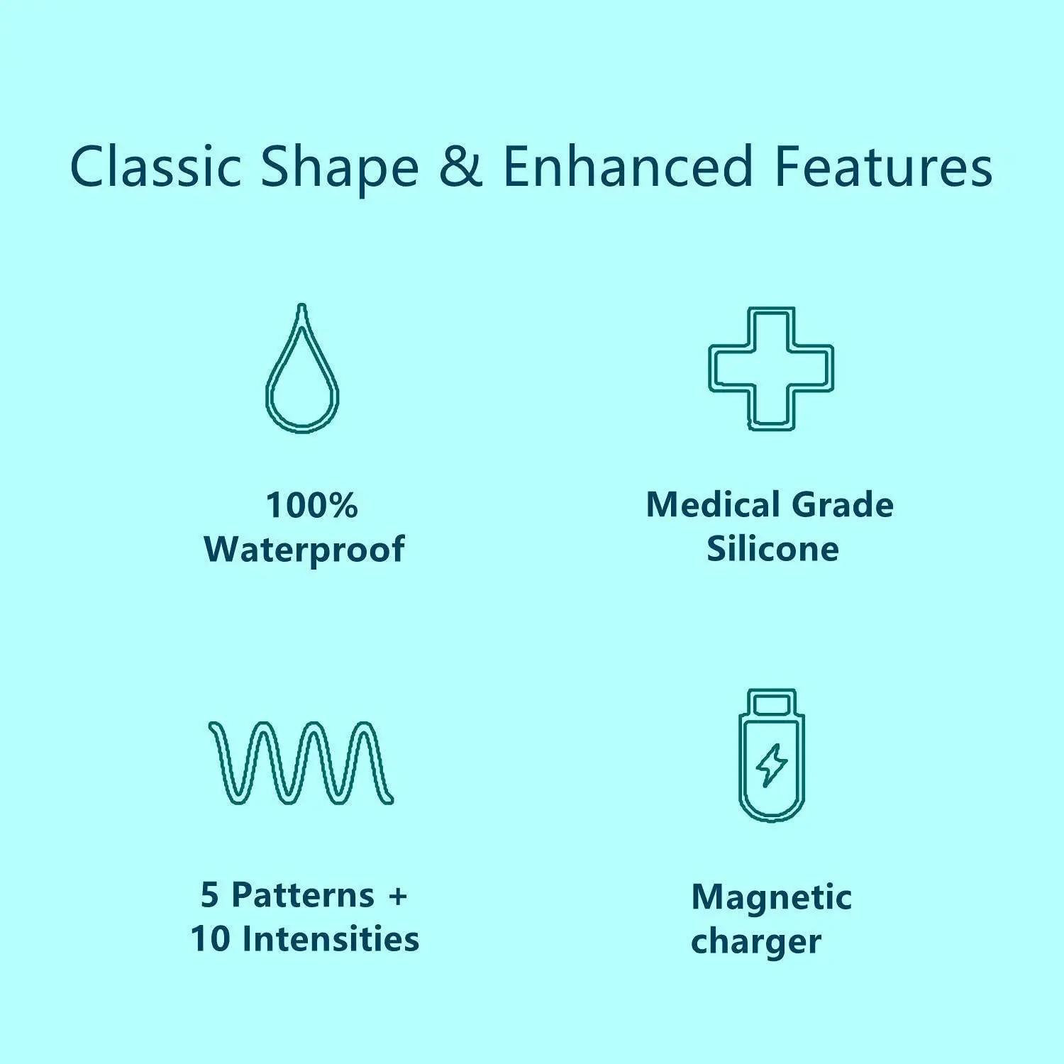 10 Frequency Vibration Led Shing Microphone Av Vibrator Usb ...