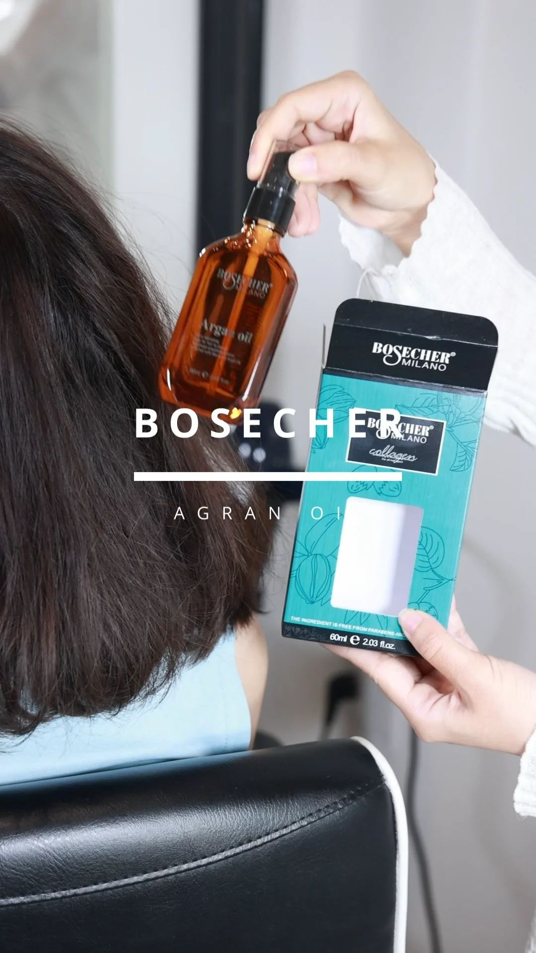 Boscher Private Label Best Strengthening Organic Nourishing Shine Smoothing Moroccan Argan Oil ...