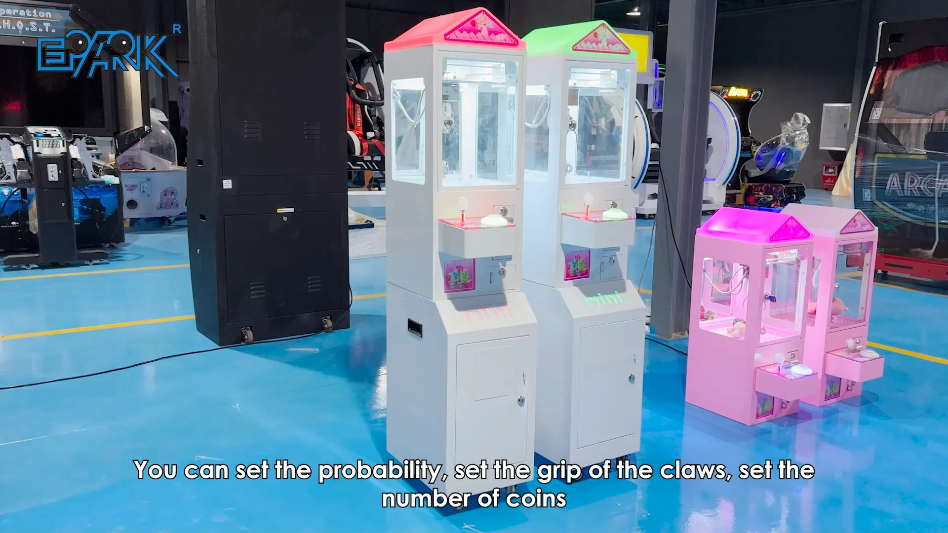 Customized Coin Operated Game Machine Mini Small Size Skii Toy Crane ...