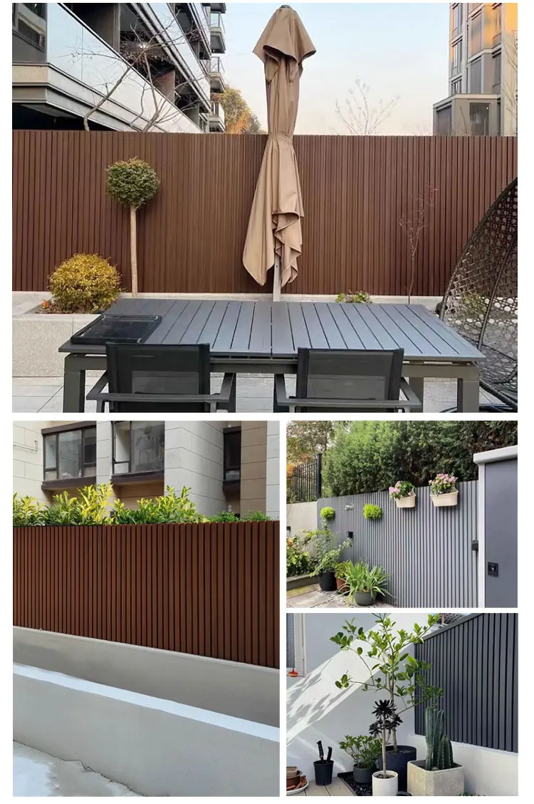 Wooden Grain Lamin Waterproof Wpc Wall Panel Decoration Indoor/outdoor ...