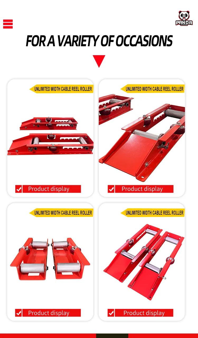 Heavy Duty Cable Reel Drum Roller - Durable & Efficient