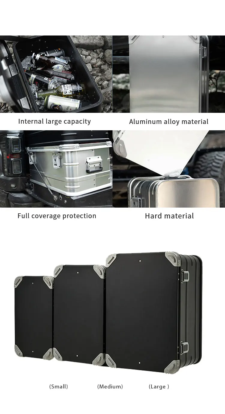 Xscamper Outdoor Camping Brigade Car Portable Storage Box Aluminum ...